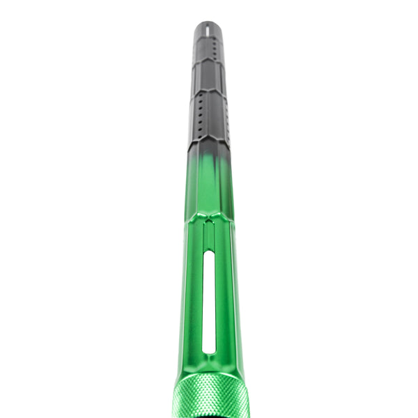 LAZR Elite Fractal Barrel Tip - Green/Black Fade - Mazens Paintball