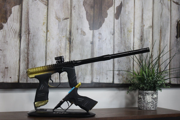 Dye TWSTR DSR+ w/Mech - Gold/Black Fade - Mazens Paintball