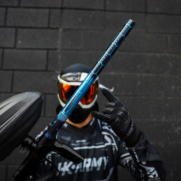 LAZR Elite Nexus Barrel Tip - Blue/Black Fade - Mazens Paintball