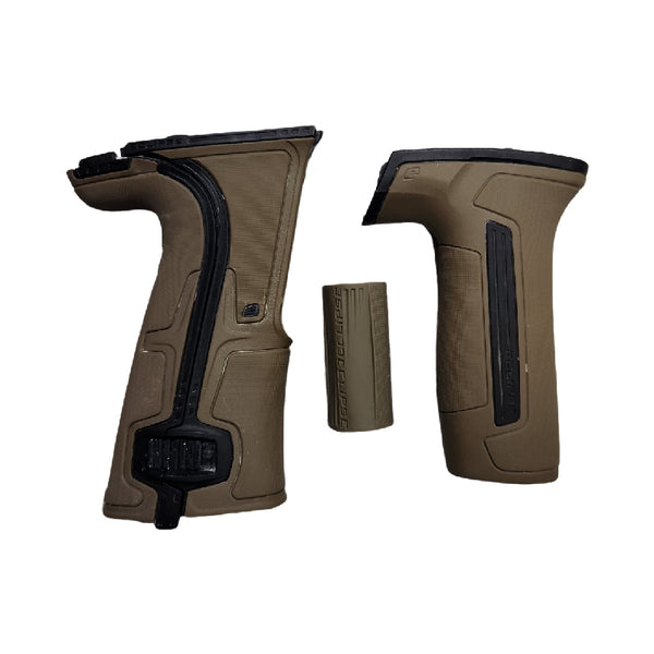 Planet Eclipse CS3 Grip Kit (Used) - Tan - Mazens Paintball